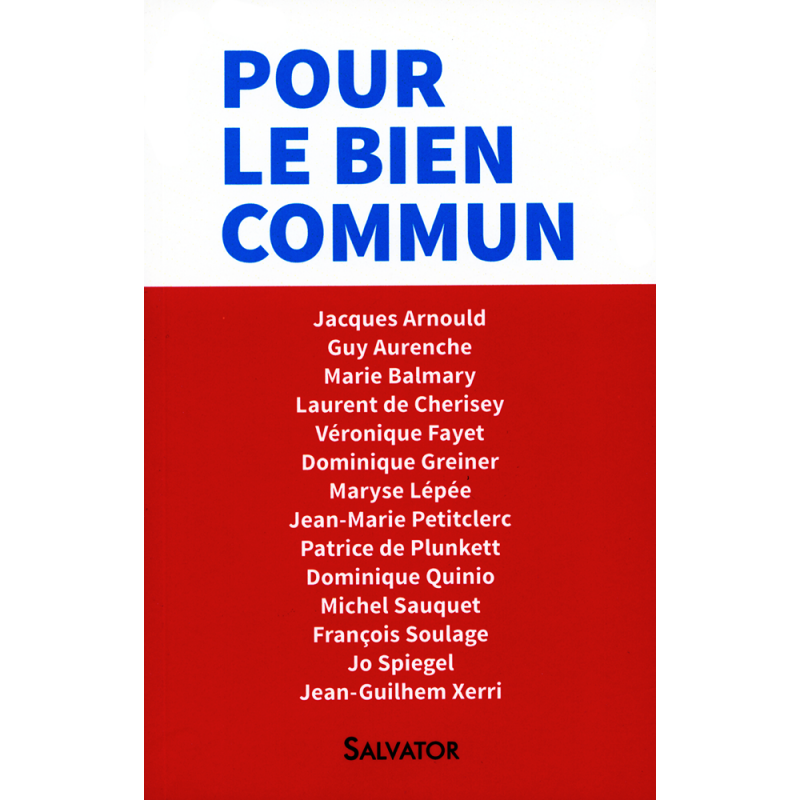 POUR LE BIEN COMMUN - Editions Don Bosco